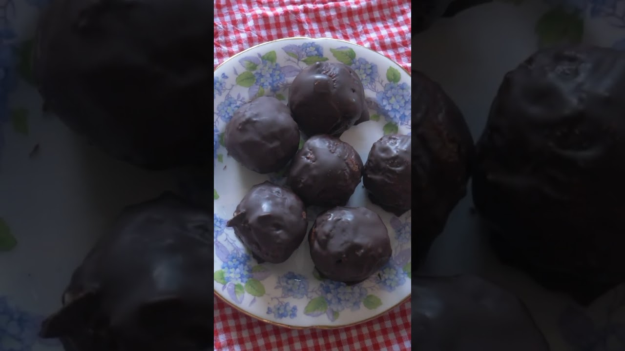 Indulge in Delicious Dark Chocolate Cookie Dough Balls - PanKobo ...