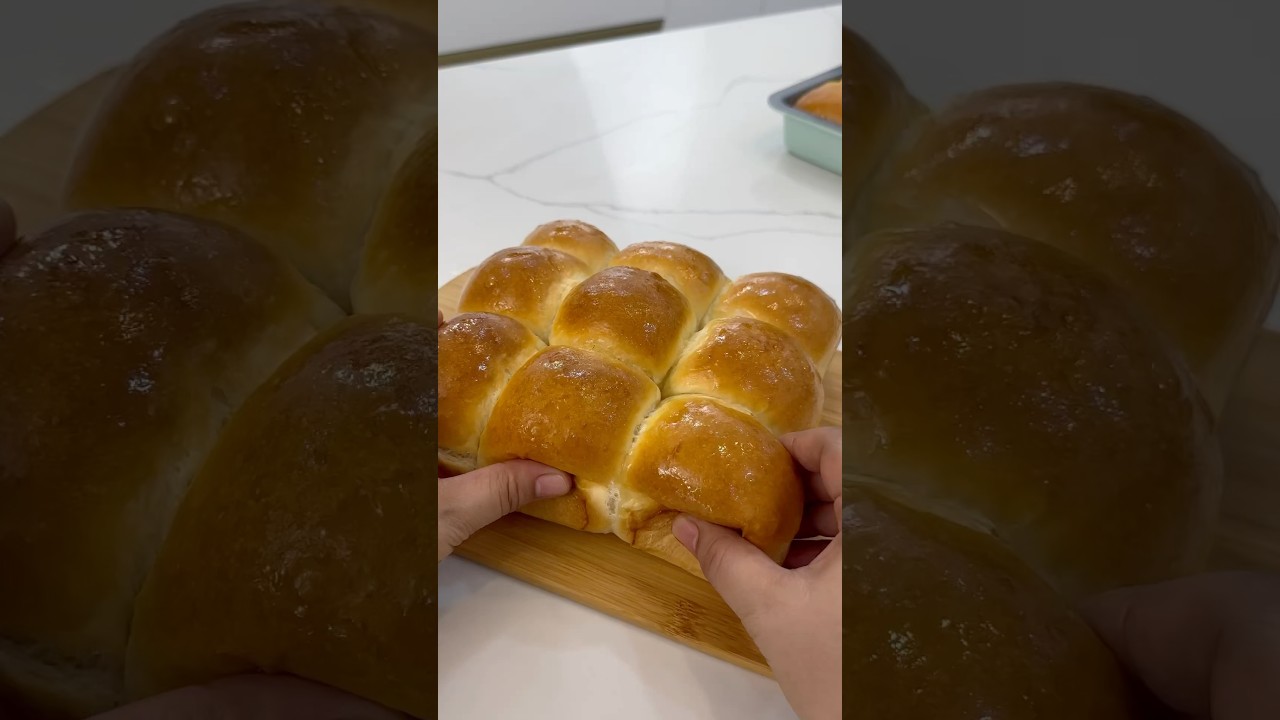 Perfect Dinner Rolls Recipe: Honey Milk Bread - A Must-Have for Your Thanksgiving Feast #shorts ...